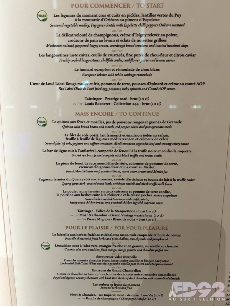 ED92 | 📋 Guide : La Table de Lumière : A Royal Experience